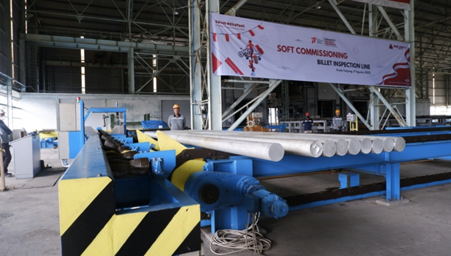 Soft Commissioning Billet Inspection Line PT Indonesia Aluminium Alloy ...
