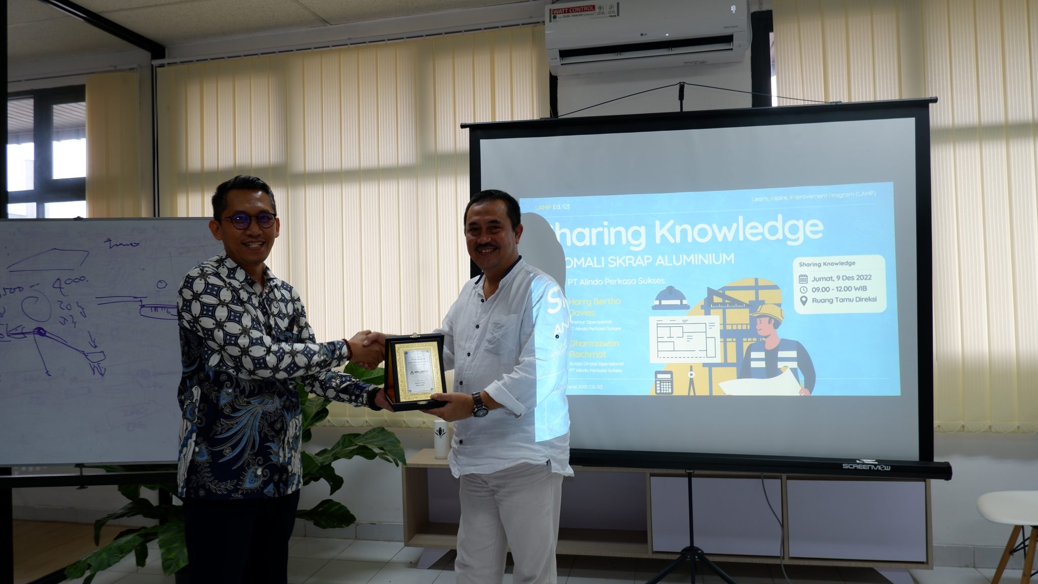 PT Indonesia Aluminium Alloy Terima Kunjungan Sharing Session PT Alindo ...
